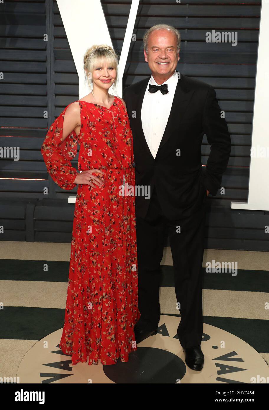 Kelsey Grammer and Kayte Walsh at 2017 Vanity Fair Oscar Party hosted ...