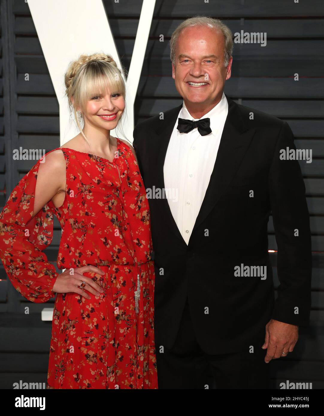 Kelsey Grammer and Kayte Walsh at 2017 Vanity Fair Oscar Party hosted ...