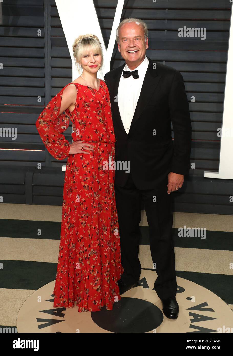 Kelsey Grammer and Kayte Walsh at 2017 Vanity Fair Oscar Party hosted ...