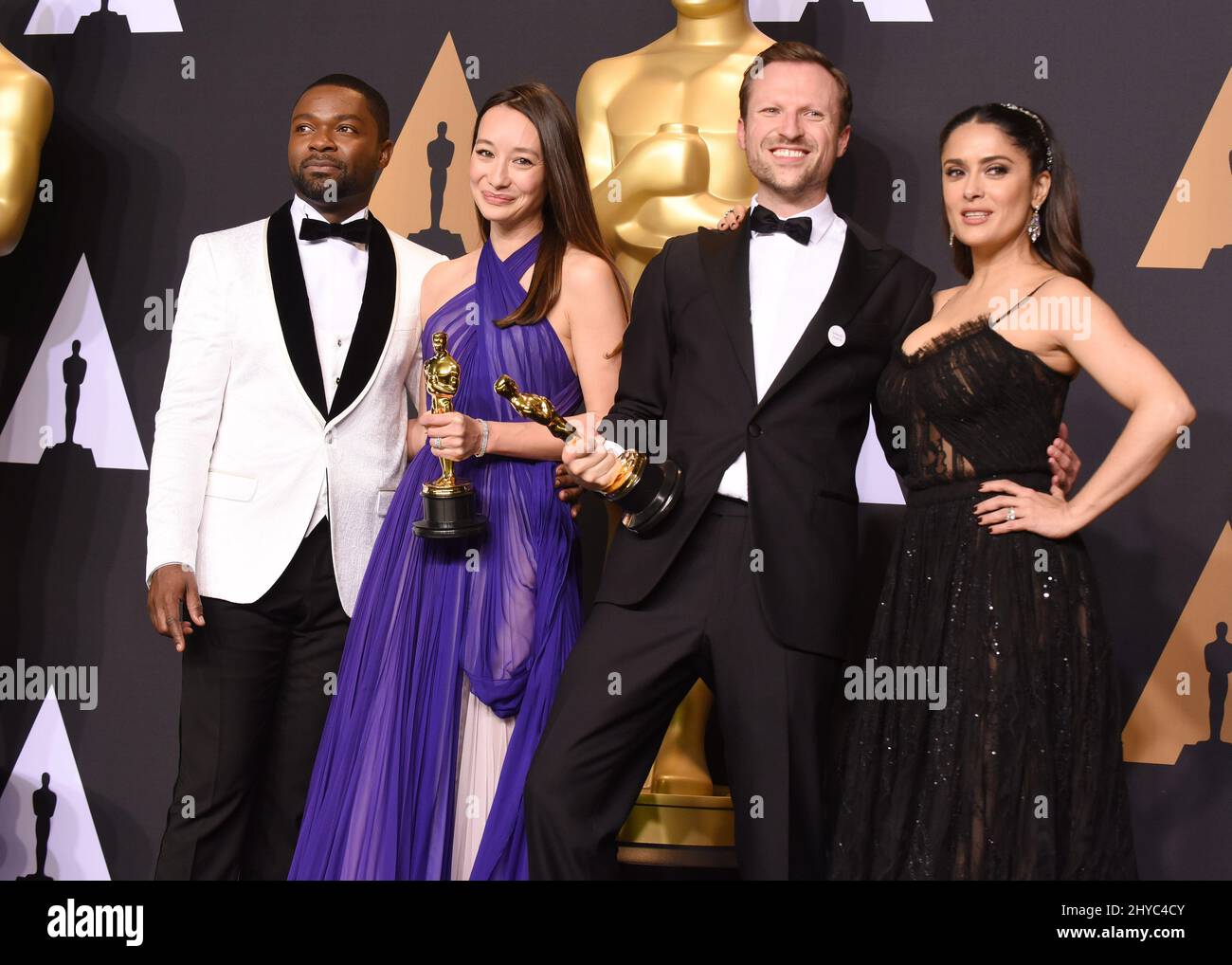 David Oyelowo, Anna Udvardy, Kristof Deak and Salma Hayek in the press ...