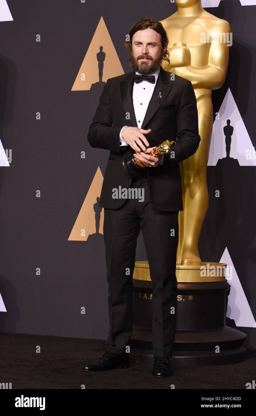 Casey Affleck in the press room at the 89th Academy Awards held at the ...
