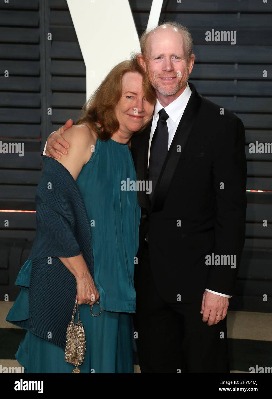 Ron Howard and Cheryl Howard arriving at the Vanity Fair Oscar Party in ...