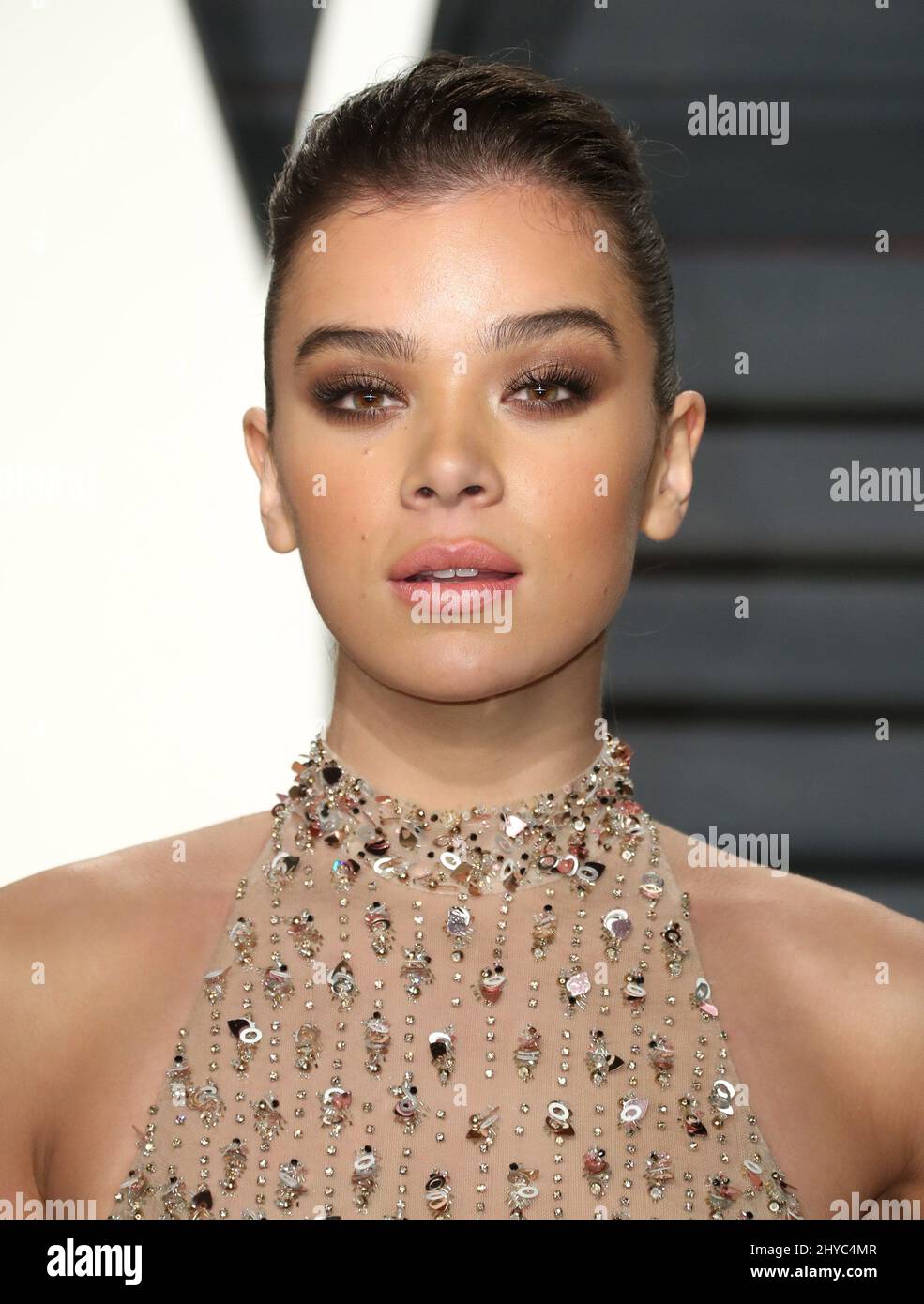 Hailee Steinfeld arriving at the Vanity Fair Oscar Party in Beverly ...
