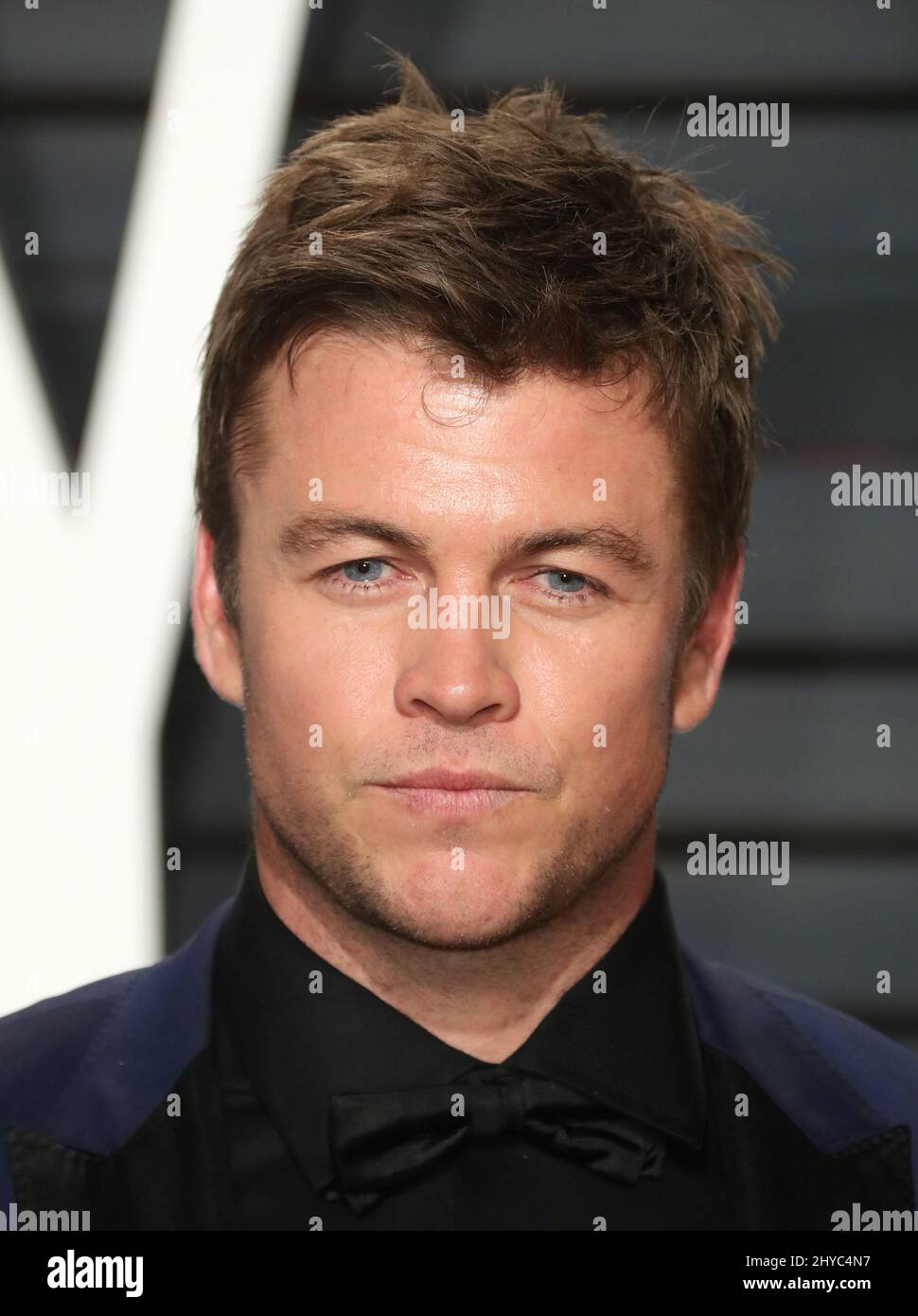 Luke Hemsworth arriving at the Vanity Fair Oscar Party in Beverly Hills ...