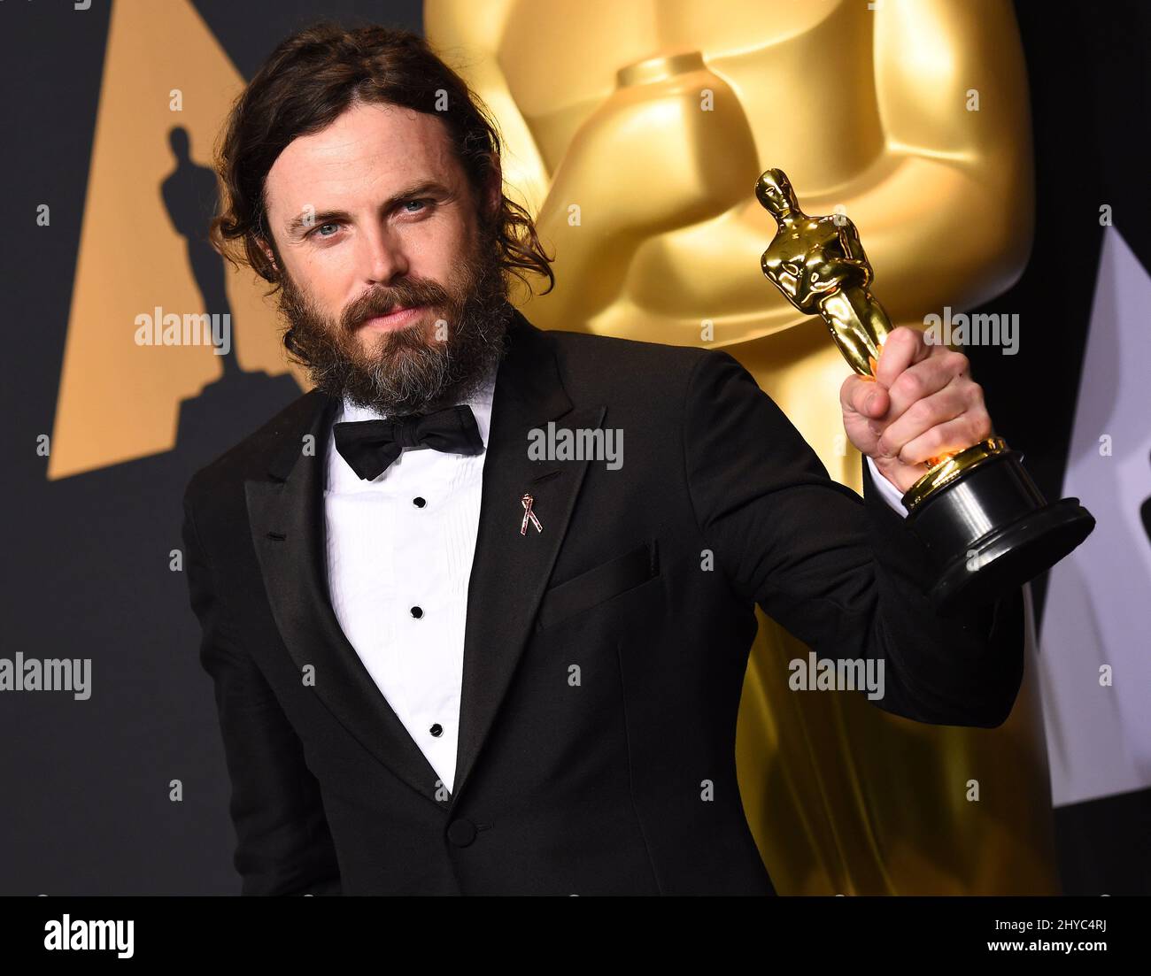 Casey Affleck in the press room at the 89th Academy Awards held at the ...