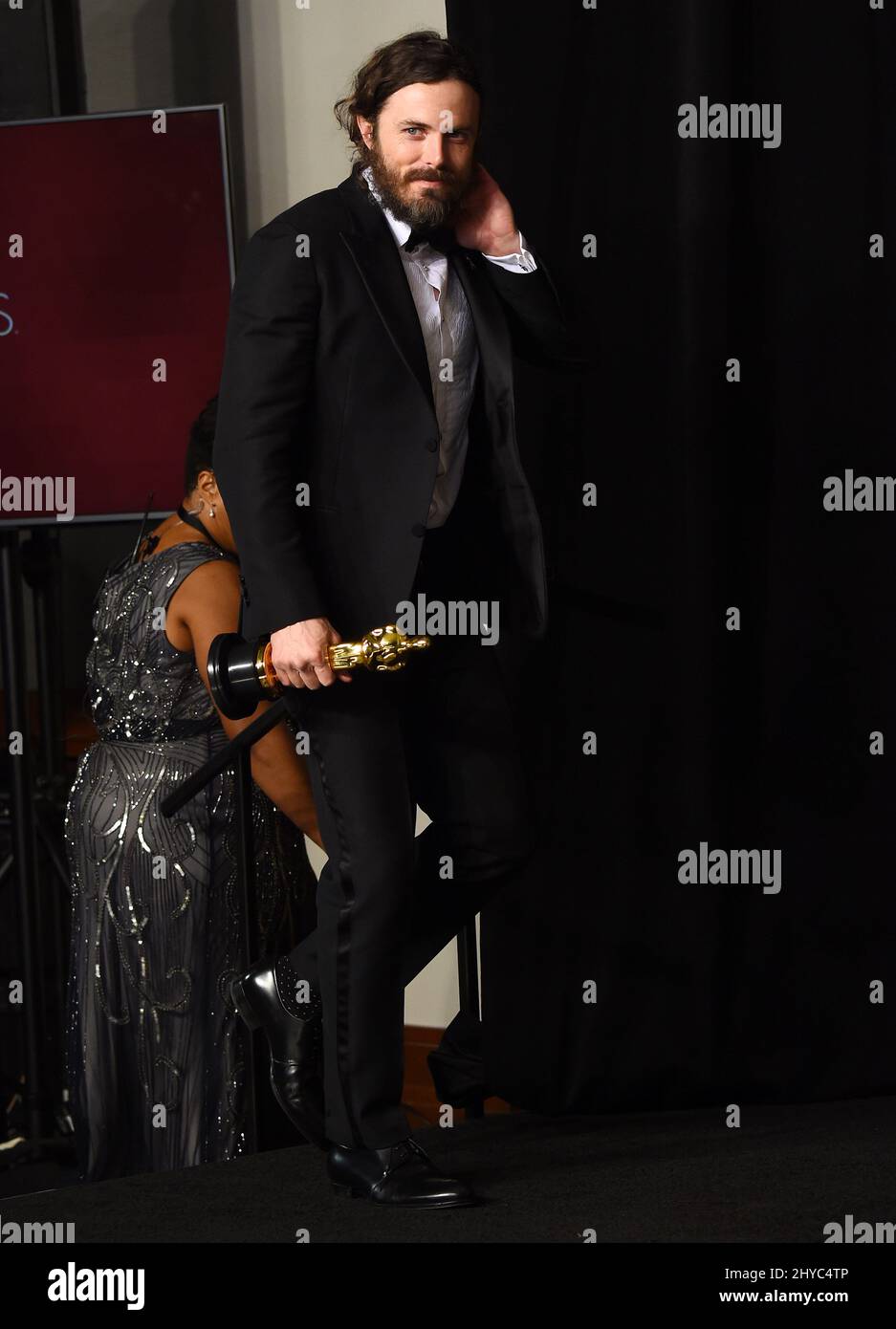 Casey Affleck in the press room at the 89th Academy Awards held at the ...