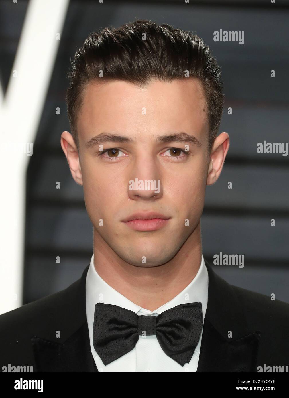 Cameron Dallas arriving at the Vanity Fair Oscar Party in Beverly Hills ...
