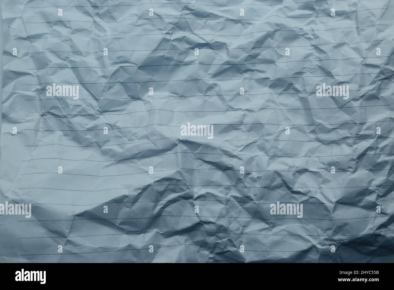 crumpled of blue blank paper with line background Stock Photo - Alamy