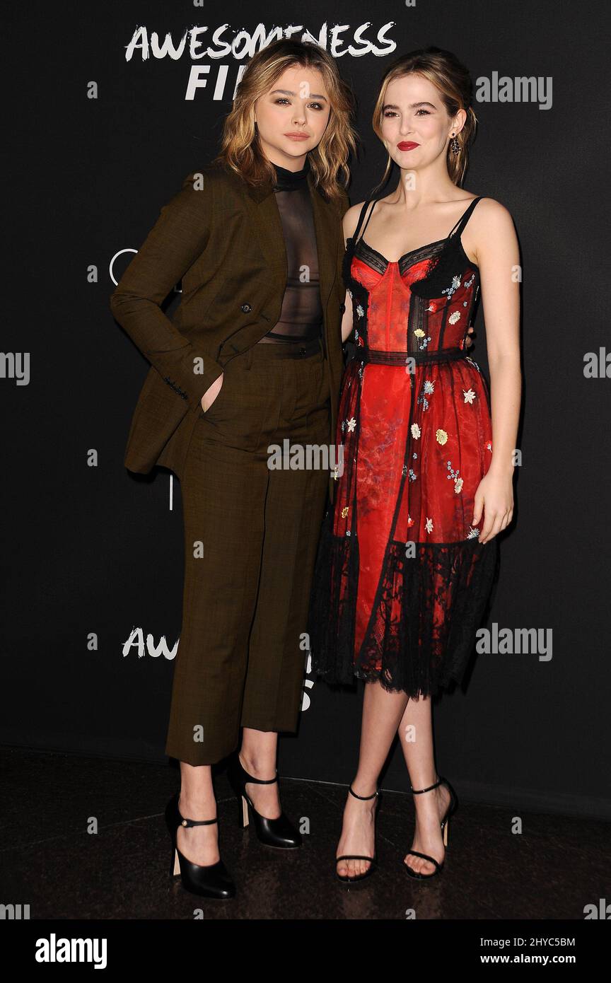 Chloe Moretz, Zoey Deutch attends the Before I Fall - Los Angeles ...