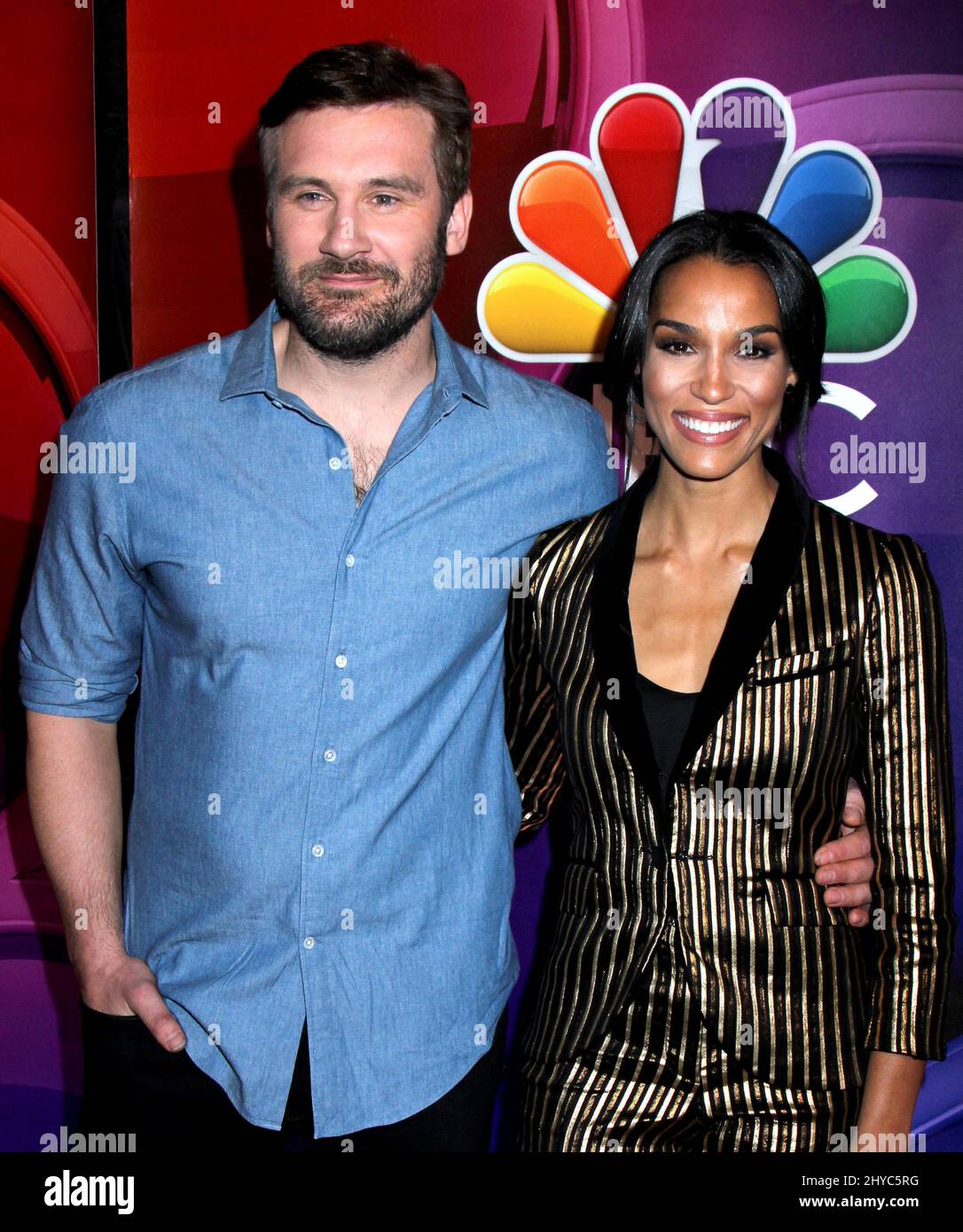 Clive Standen & Brooklyn Sudano attending the NBC Mid Season Press Day ...