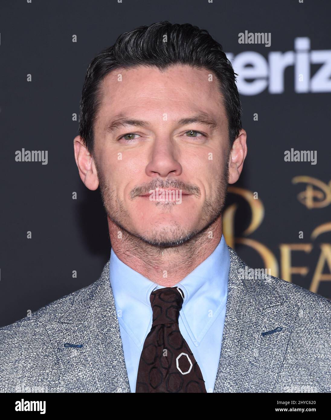 Luke Evans attending the World Premiere of Beauty and the Beast in Los ...