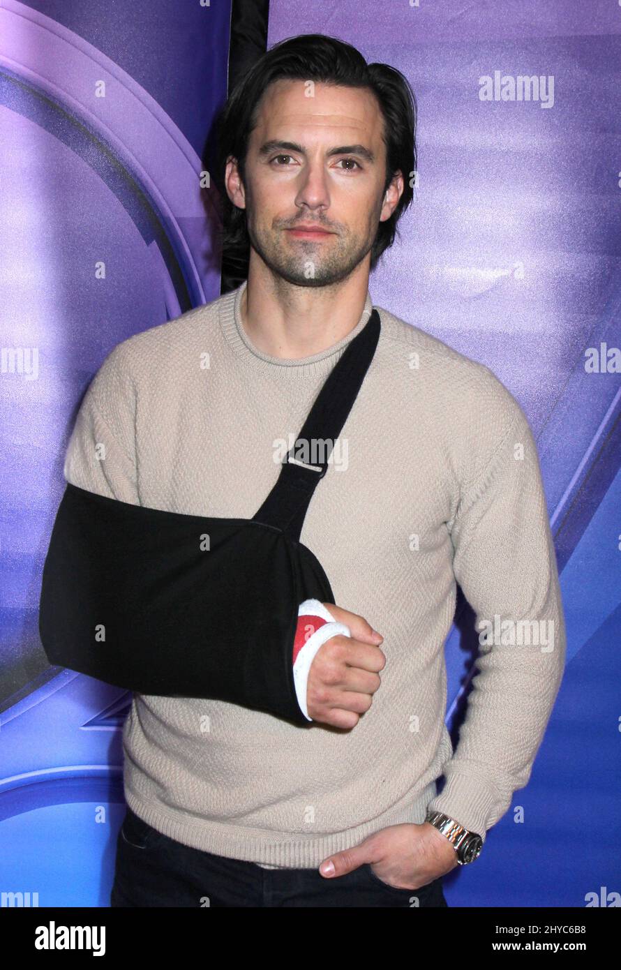 Milo Ventimiglia attends the NBC Mid Season Press Day in New York Stock ...