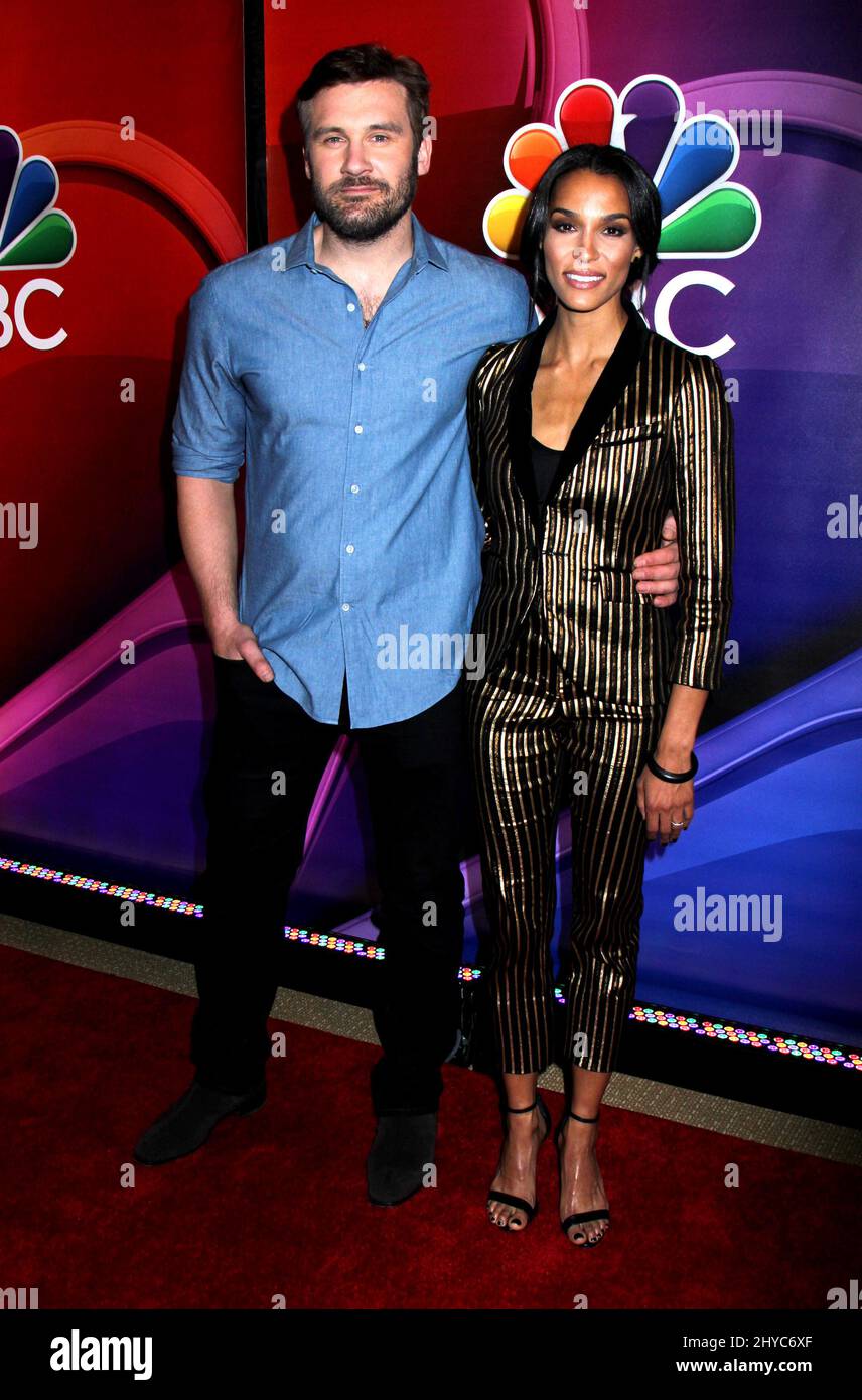 Clive Standen & Brooklyn Sudano attending the NBC Mid Season Press Day ...