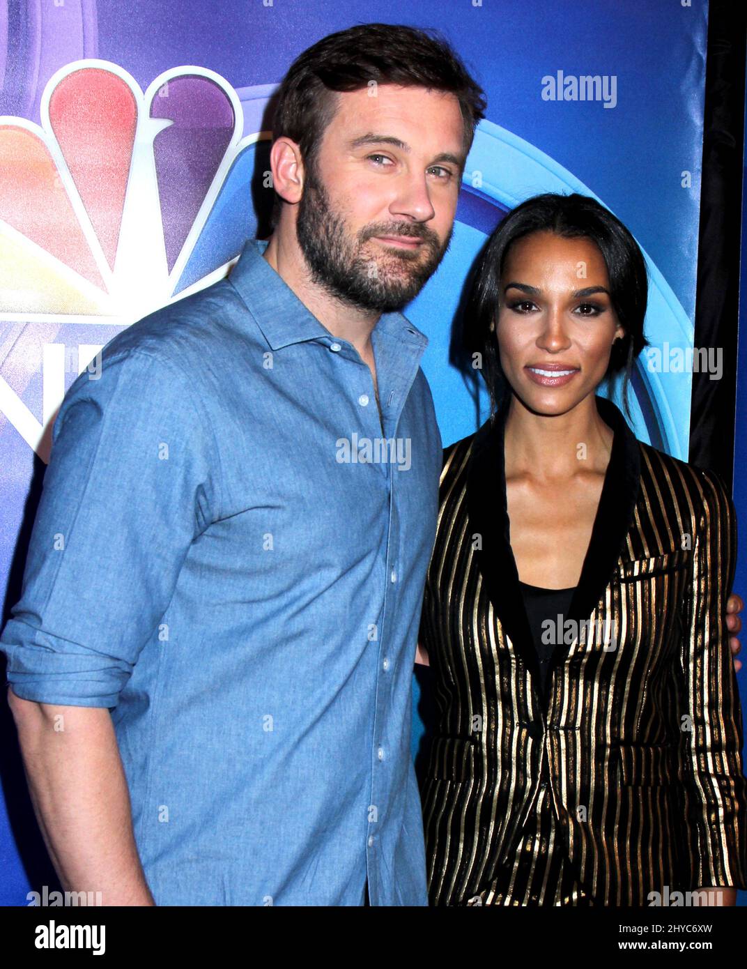 Clive Standen & Brooklyn Sudano attending the NBC Mid Season Press Day ...