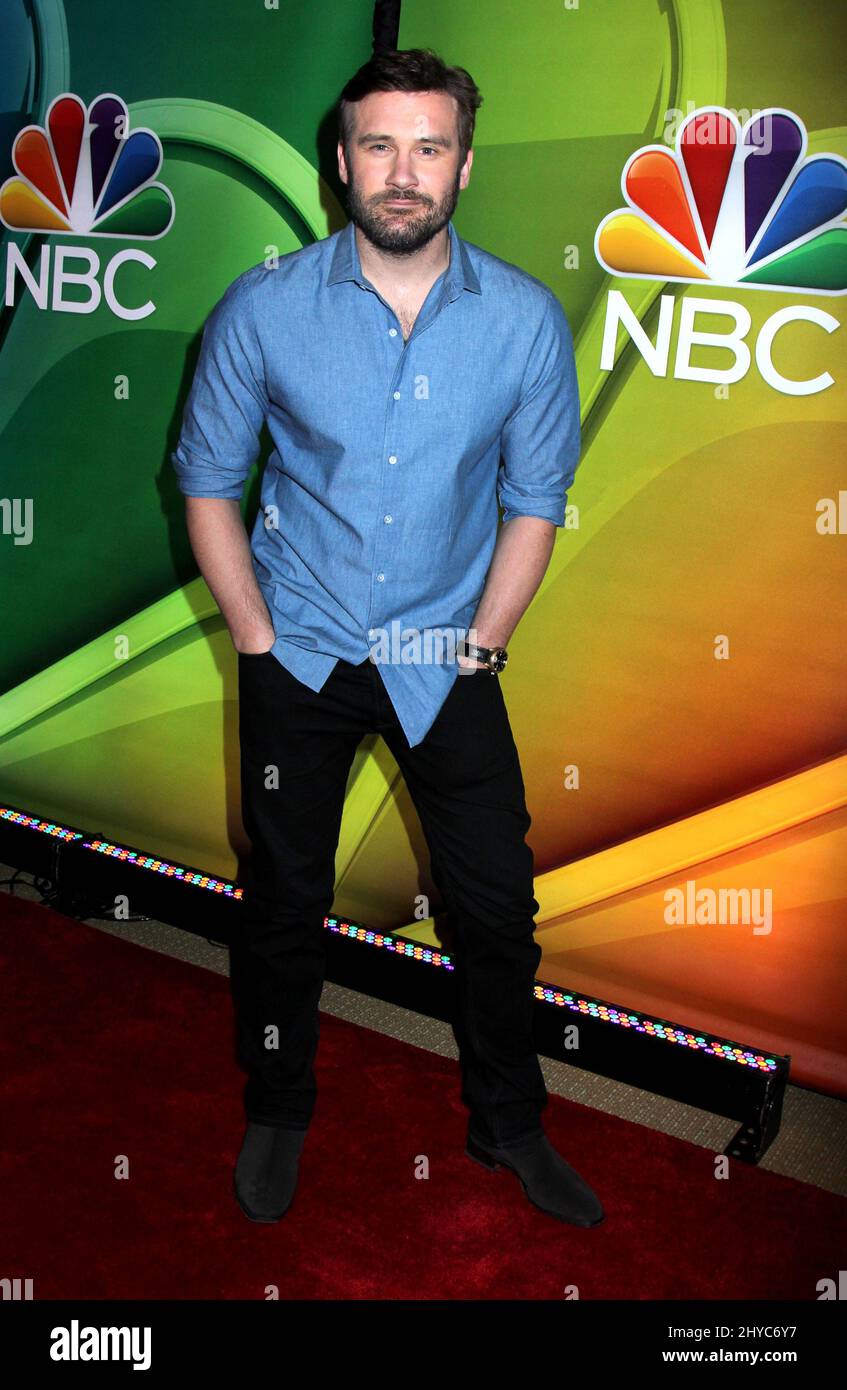 Clive Standen attending the NBC Mid Season Press Day in New York Stock ...