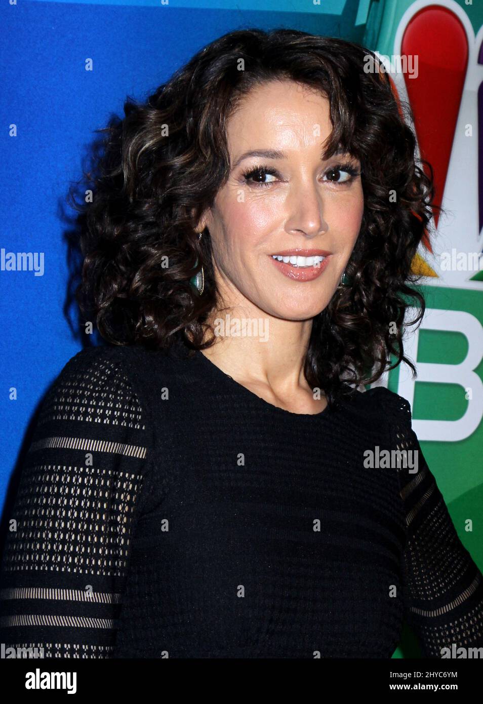 Jennifer Beals attending the NBC Mid Season Press Day in New York Stock ...
