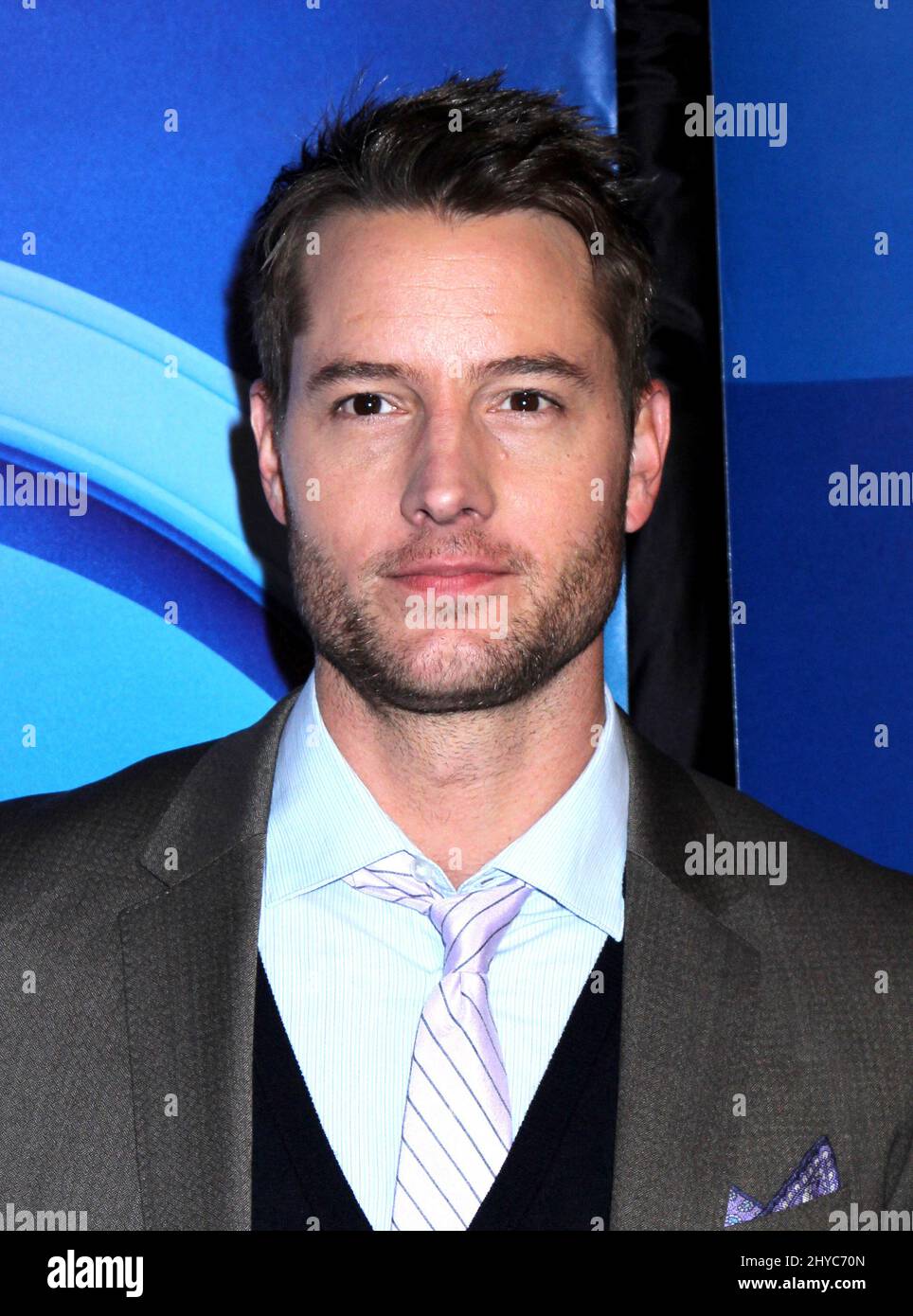 Justin Hartley attending the NBC Mid Season Press Day in New York Stock ...