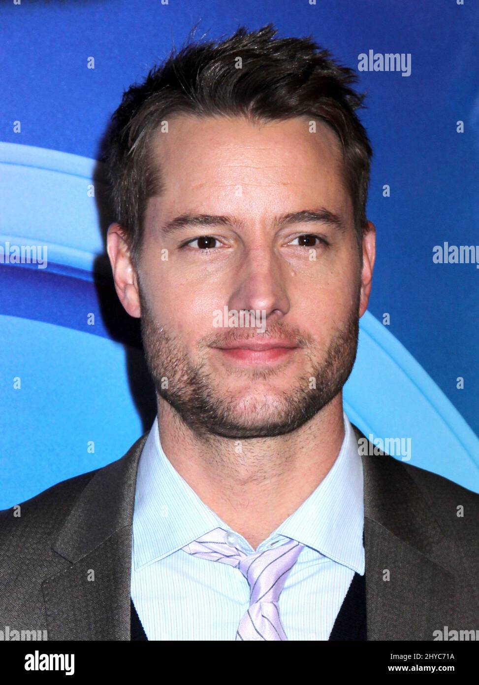 Justin Hartley attending the NBC Mid Season Press Day in New York Stock ...