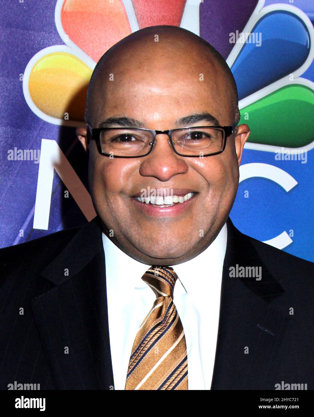 Mike Tirico attending the NBC Mid Season Press Day in New York Stock ...