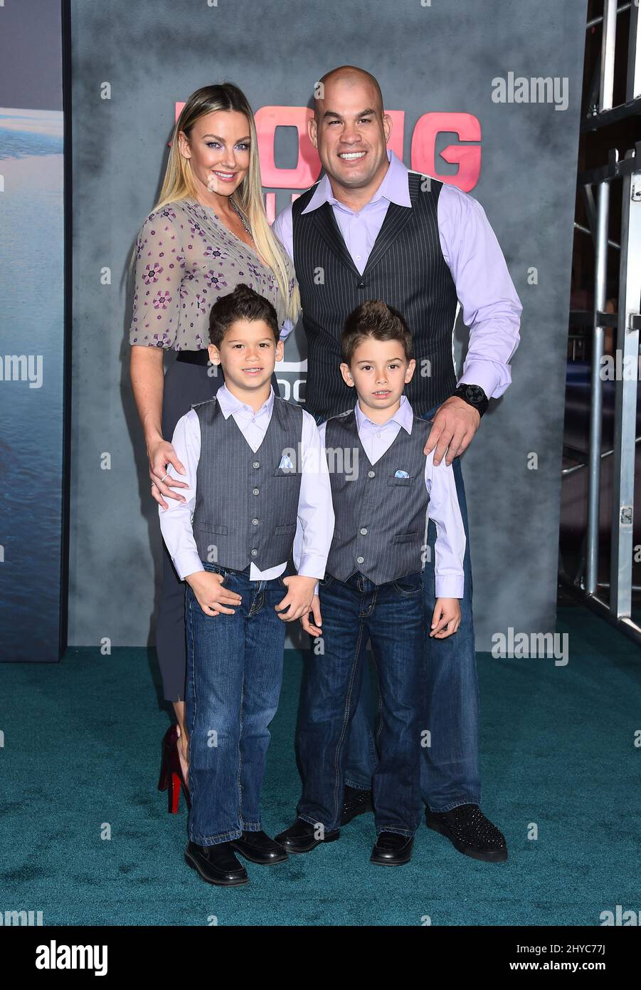 Amber Nichole Miller, Tito Ortiz, Jesse Jameson Ortiz and Journey Jette ...