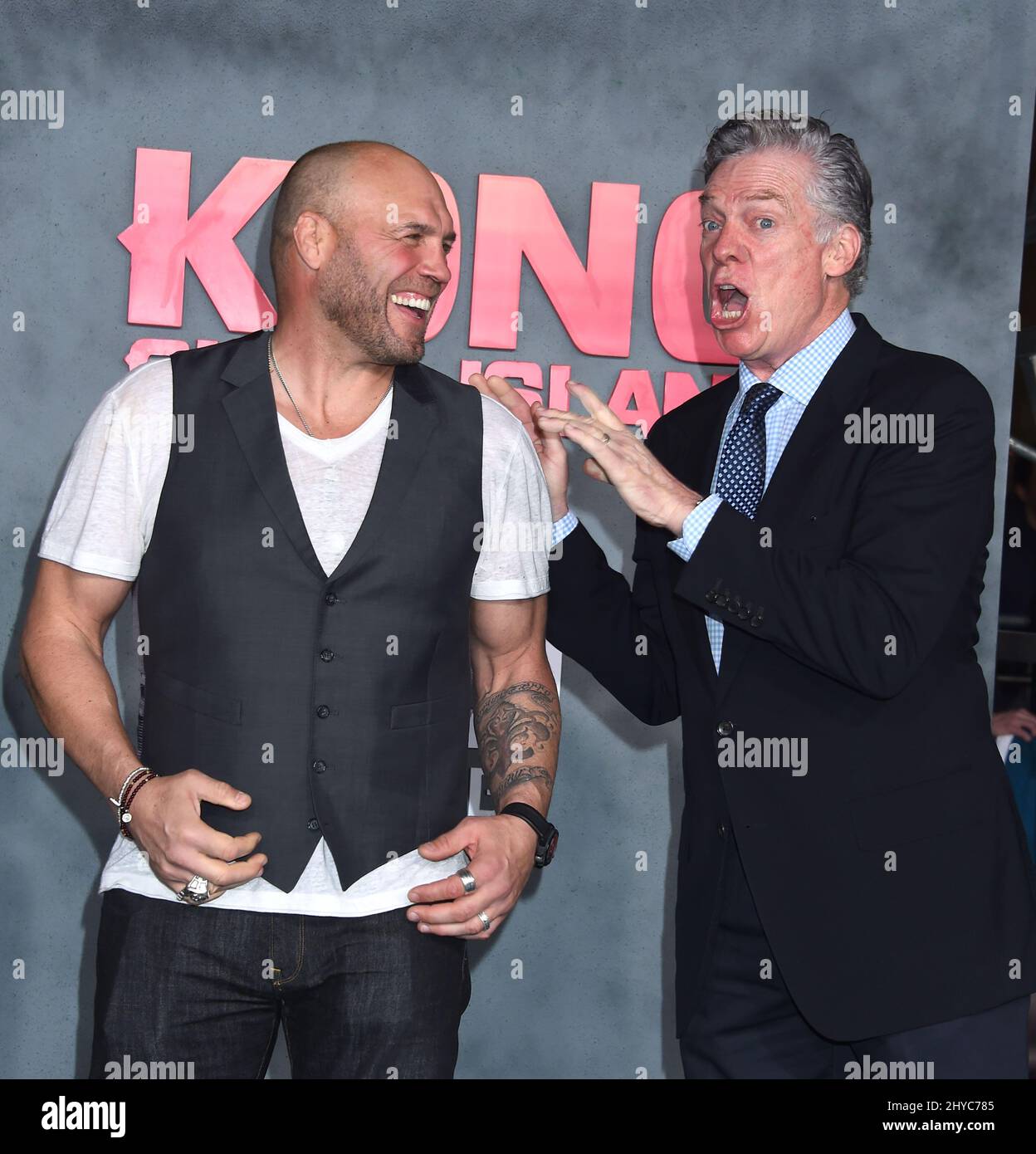 Randy Couture and Christopher McDonald attending Warner bros. Pictures ...