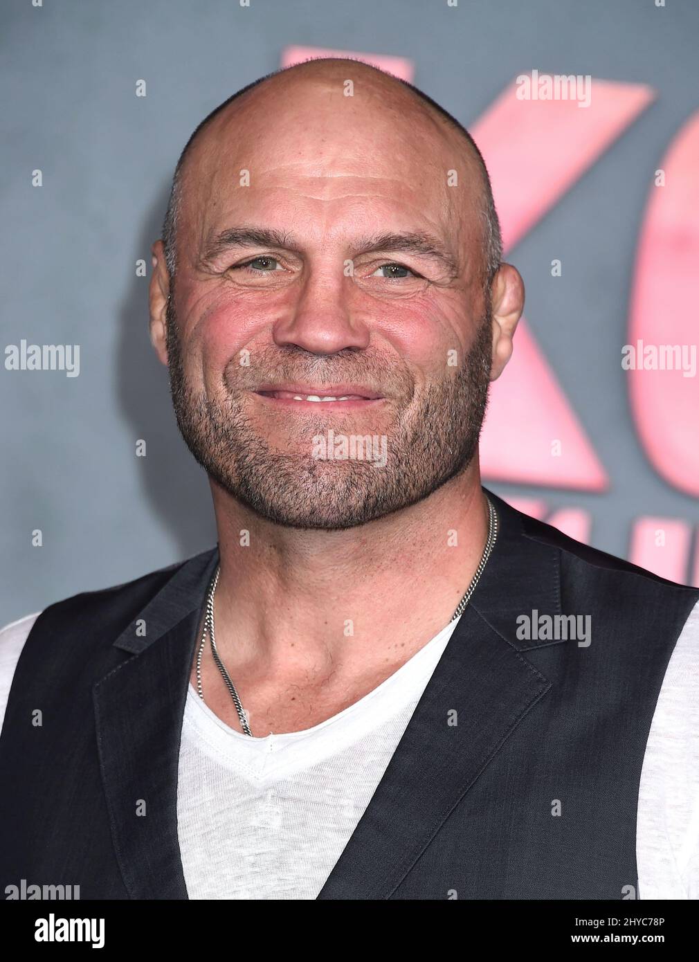 Randy Couture attending Warner bros. Pictures and Legendary Pictures ...