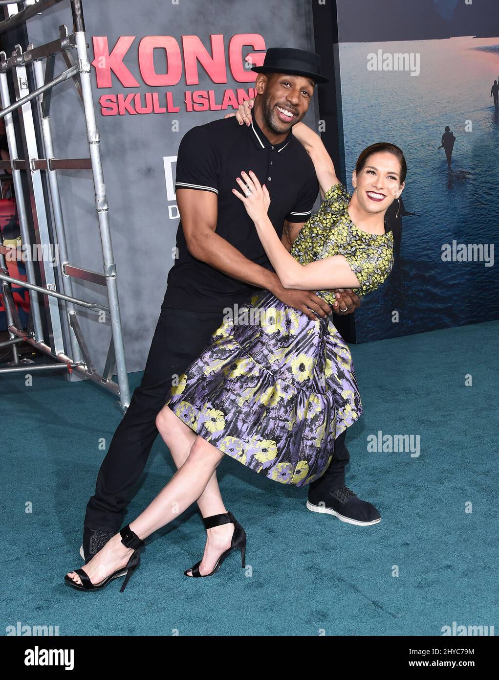 Allison Holker and Stephen 'tWitch' Boss attending Warner bros ...