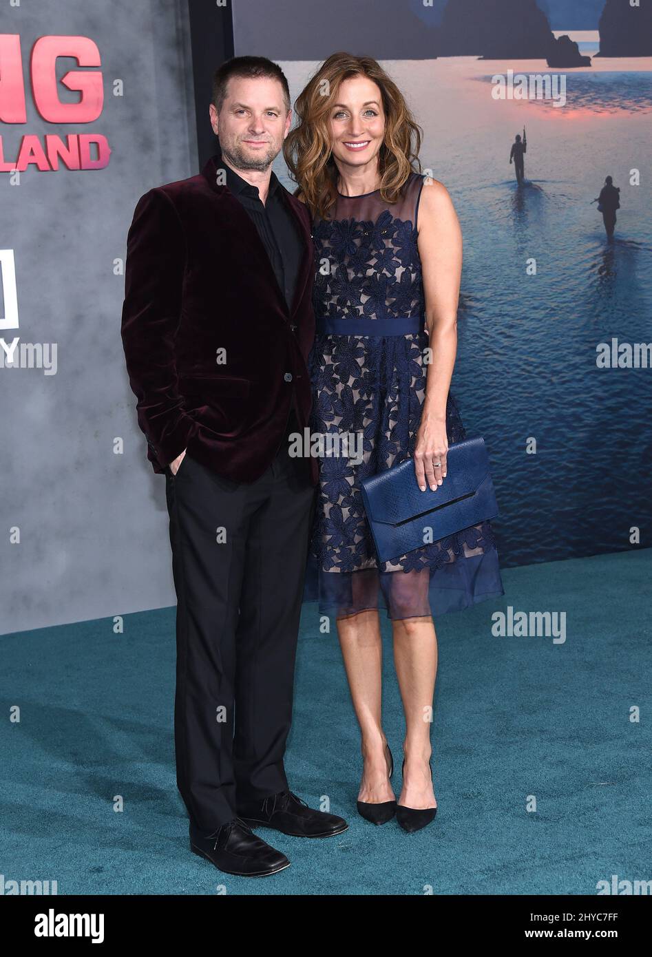 Shea Whigham and Christine Whigham attending Warner bros. Pictures and ...