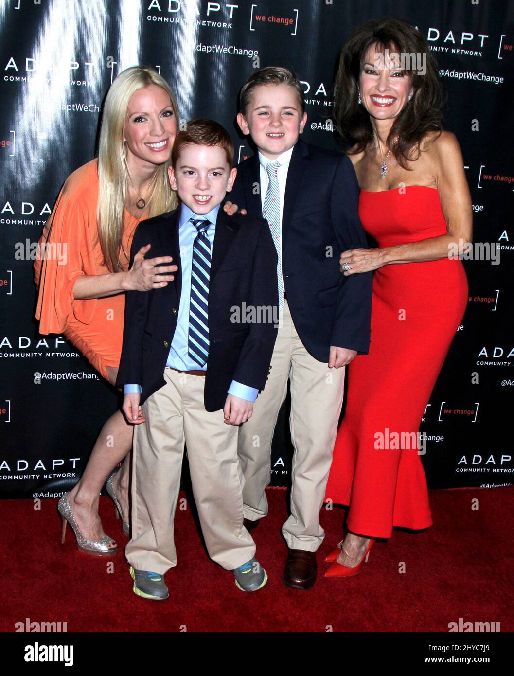 Liza Huber, son's Brendan Hesterberg & Royce Hesterberg & Susan Lucci ...