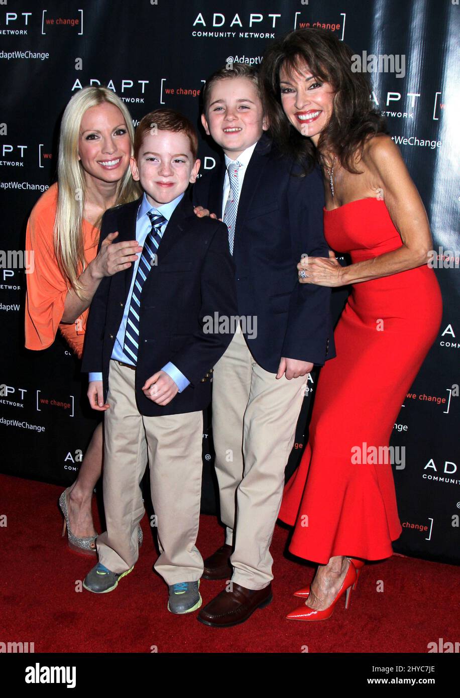 Liza Huber, son's Brendan Hesterberg & Royce Hesterberg & Susan Lucci ...