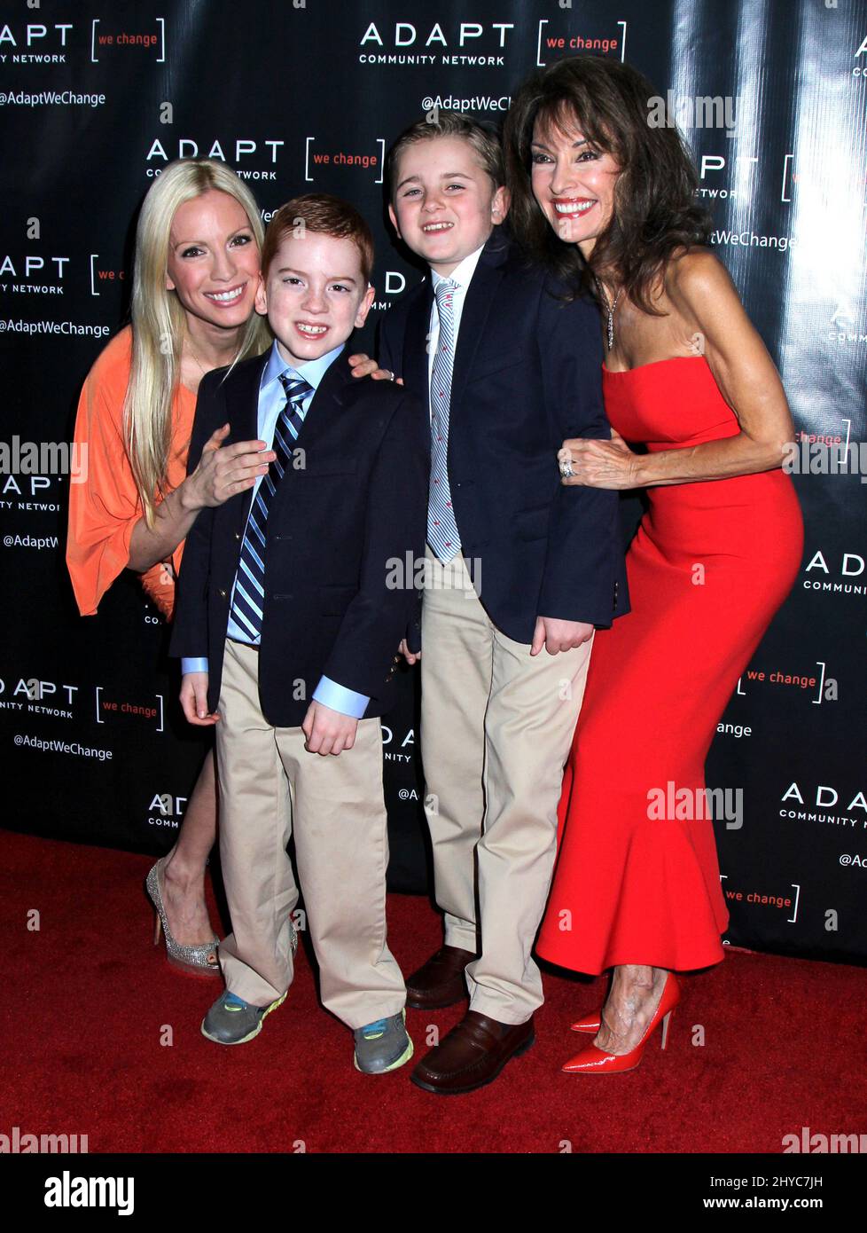 Liza Huber, son's Brendan Hesterberg & Royce Hesterberg & Susan Lucci ...