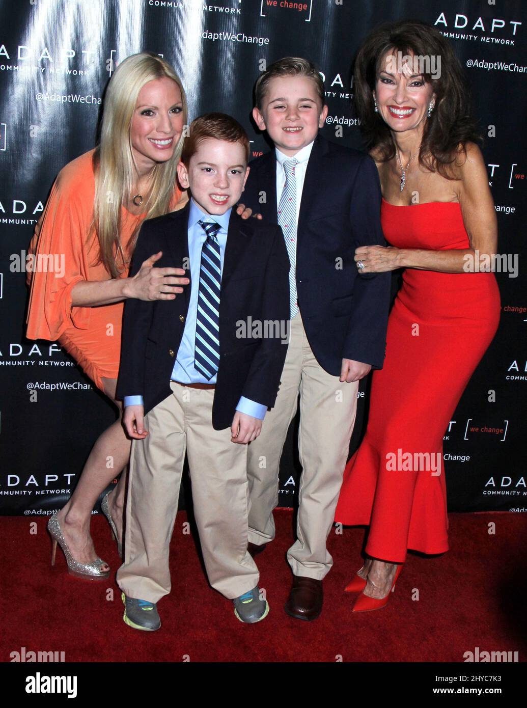 Liza Huber, son's Brendan Hesterberg & Royce Hesterberg & Susan Lucci ...