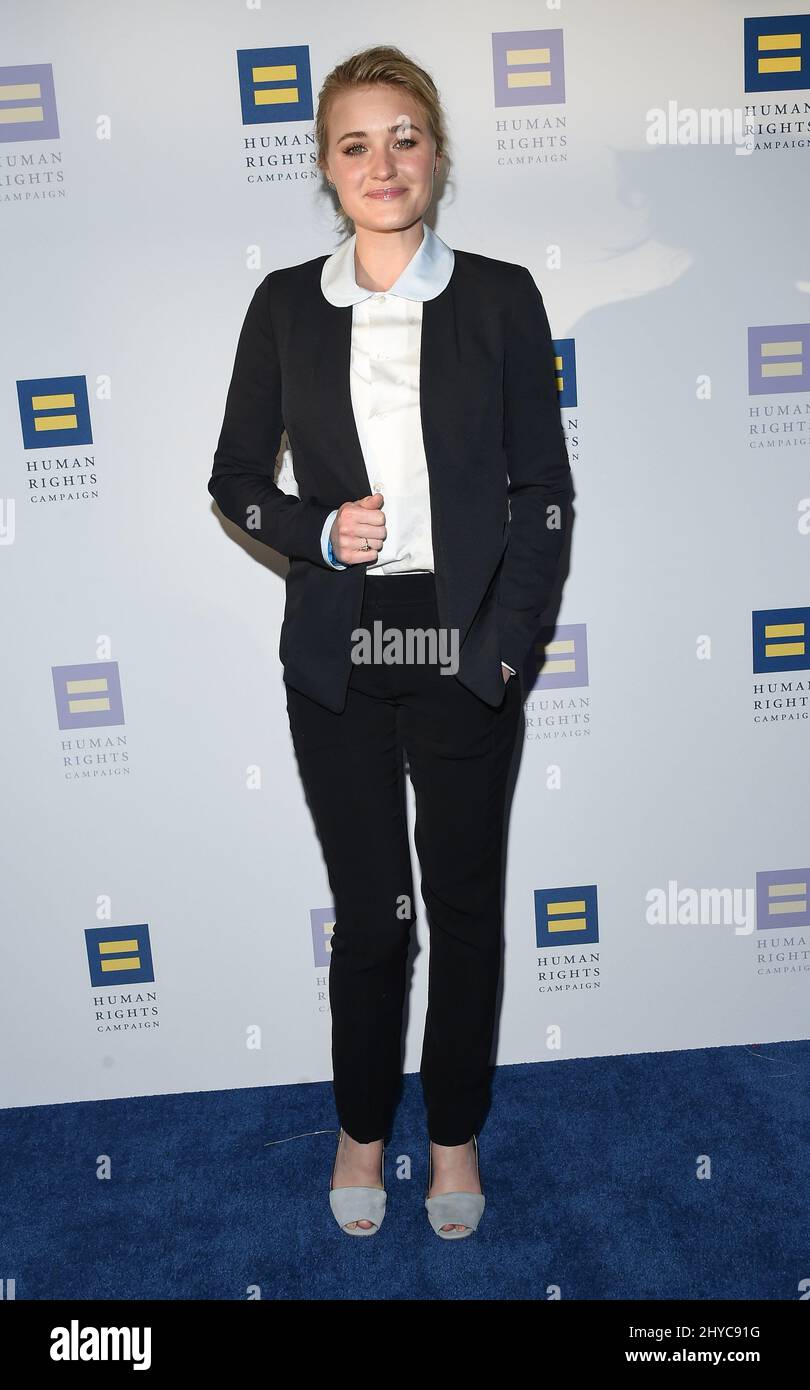 AJ Michalka arriving to the Human Rights Campaign 2017 LA Gala held at ...
