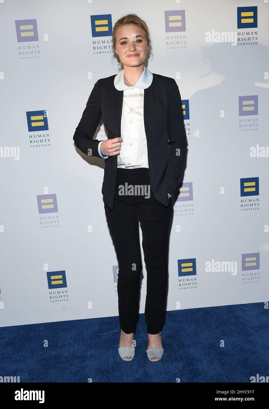 AJ Michalka arriving to the Human Rights Campaign 2017 LA Gala held at ...