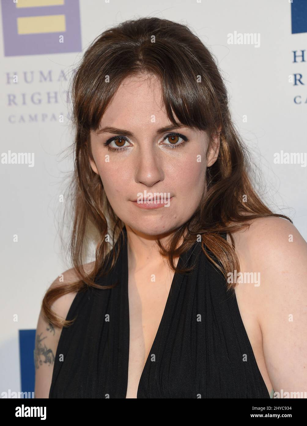 Lena Dunham arriving to the Human Rights Campaign 2017 LA Gala held at ...