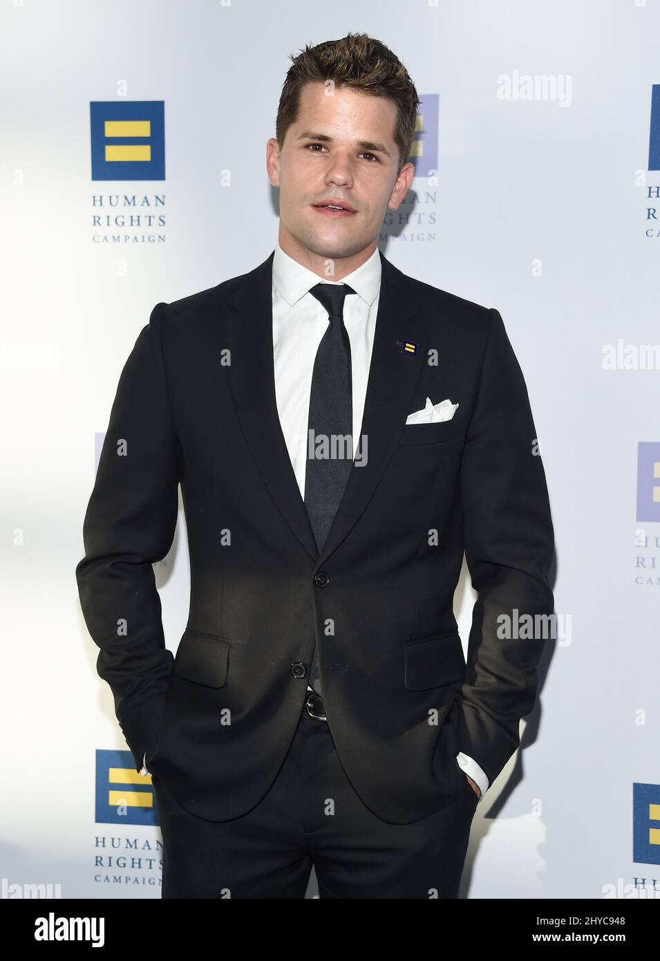 Max Carver arriving to the Human Rights Campaign 2017 LA Gala held at ...