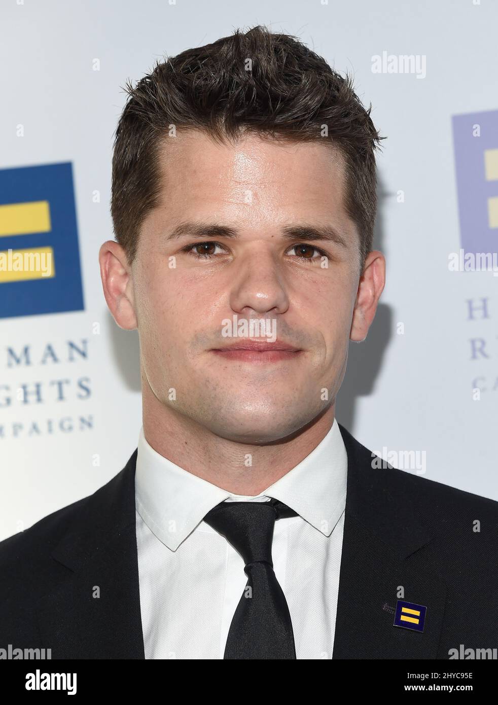 Max Carver arriving to the Human Rights Campaign 2017 LA Gala held at ...