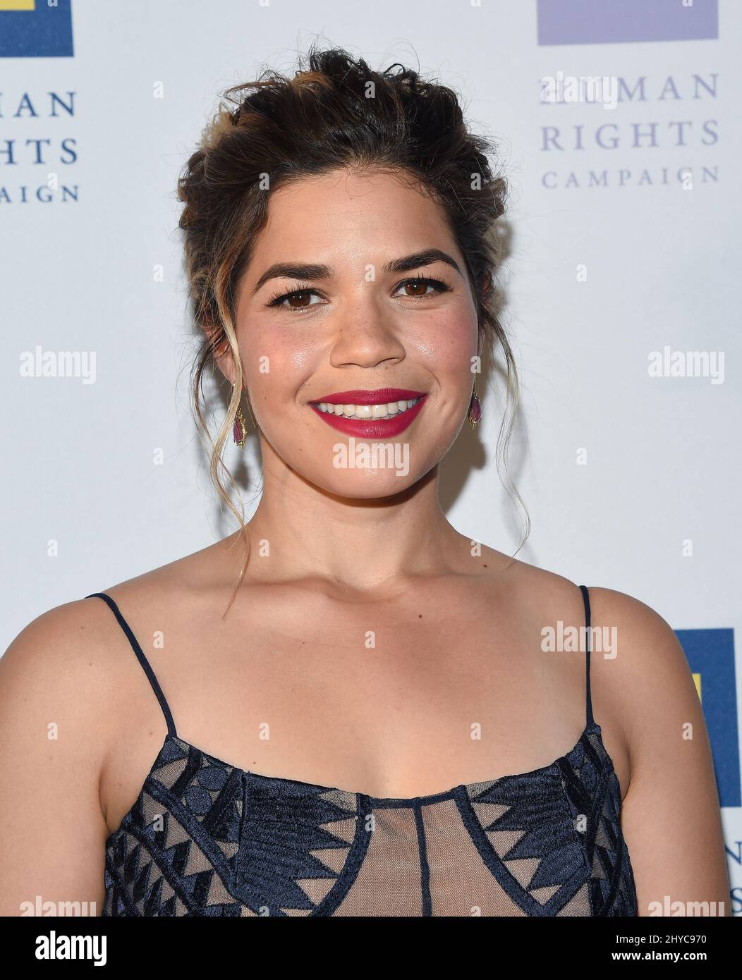 America Ferrera arriving to the Human Rights Campaign 2017 LA Gala held ...