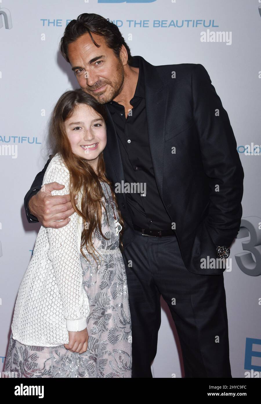 Thorsten Kaye and Marlowe Kaye arriving at The Bold and The Beautiful ...
