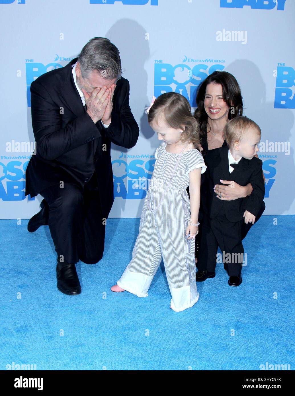 Alec Baldwin, Hilaria Baldwin, daughter Carmen Gabriela Baldwin ...