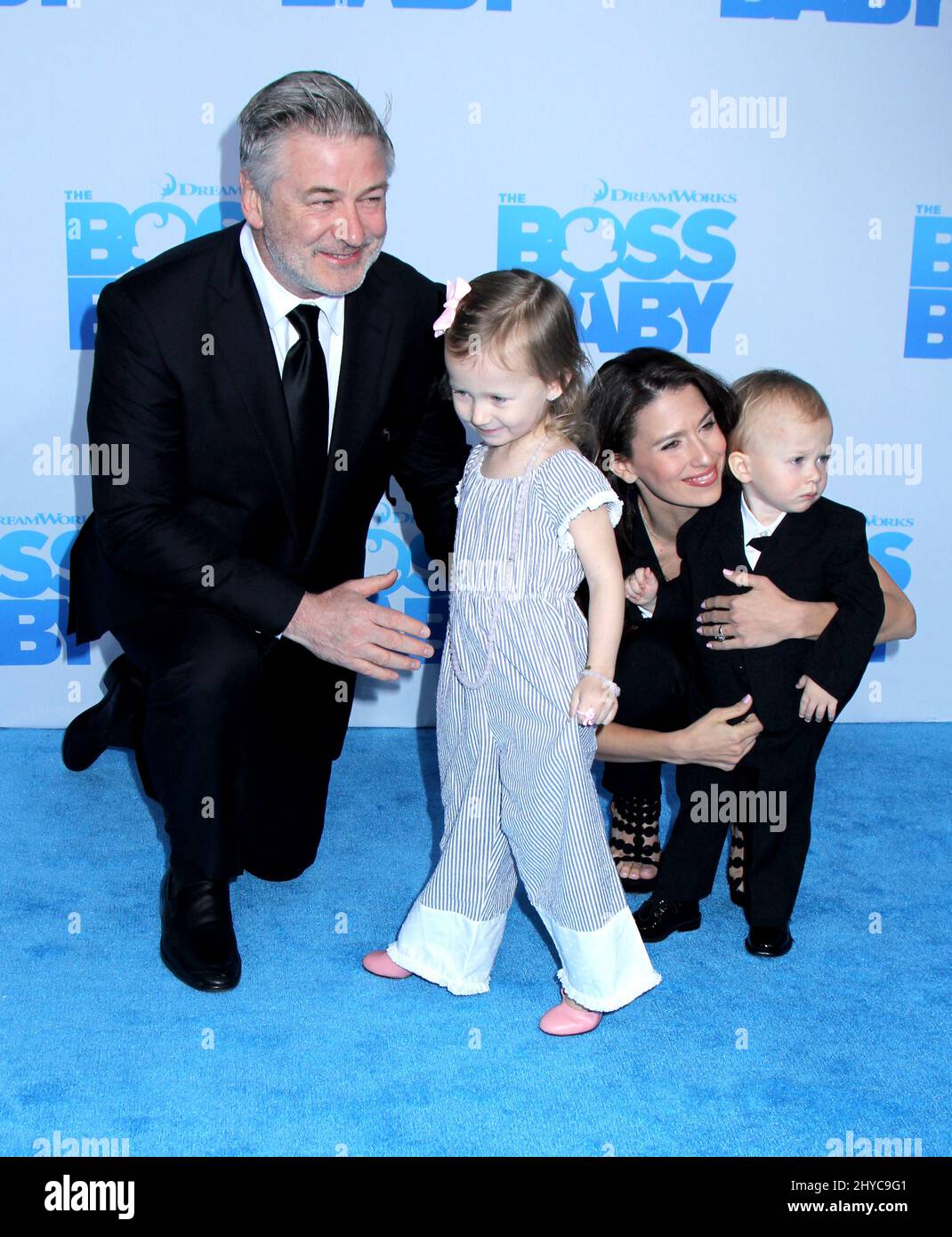 Alec Baldwin, Hilaria Baldwin, daughter Carmen Gabriela Baldwin ...