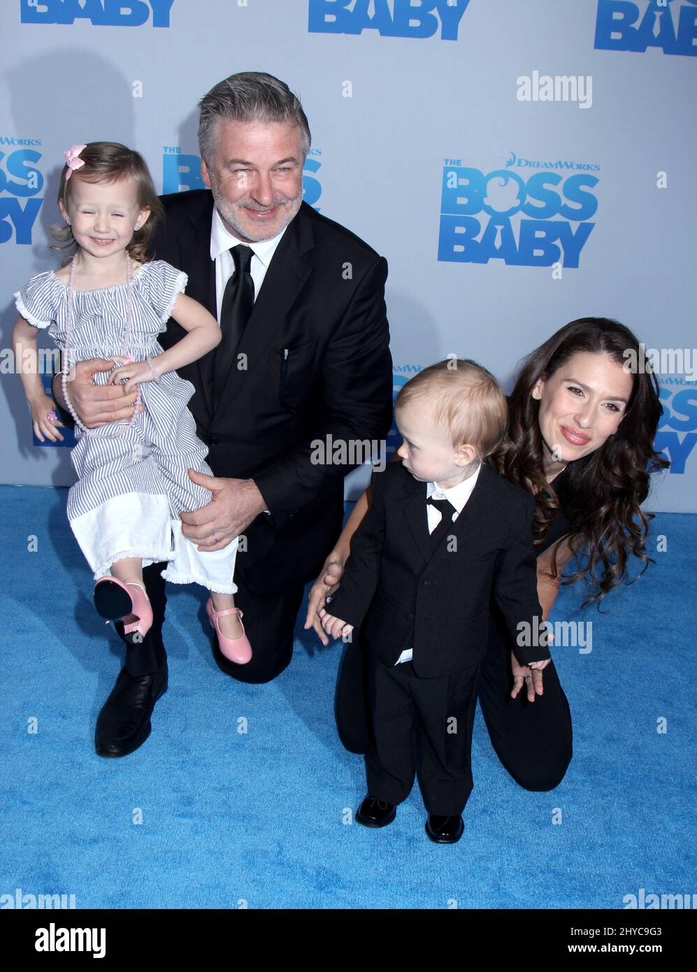 Alec Baldwin, Hilaria Baldwin, daughter Carmen Gabriela Baldwin ...