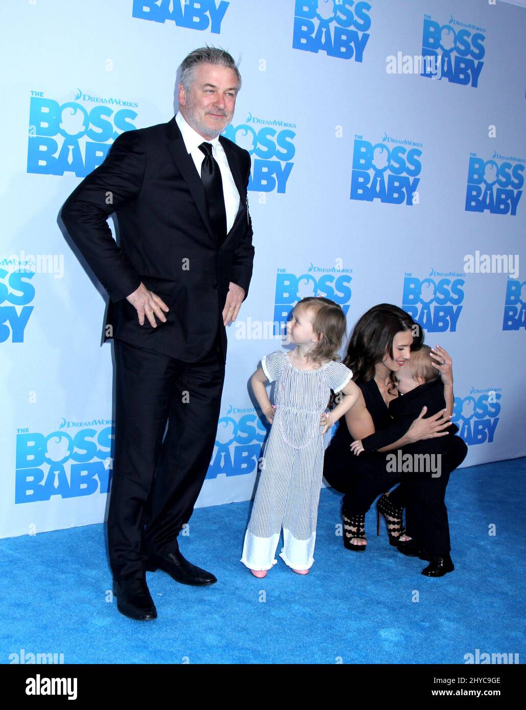 Alec Baldwin, Hilaria Baldwin, daughter Carmen Gabriela Baldwin ...