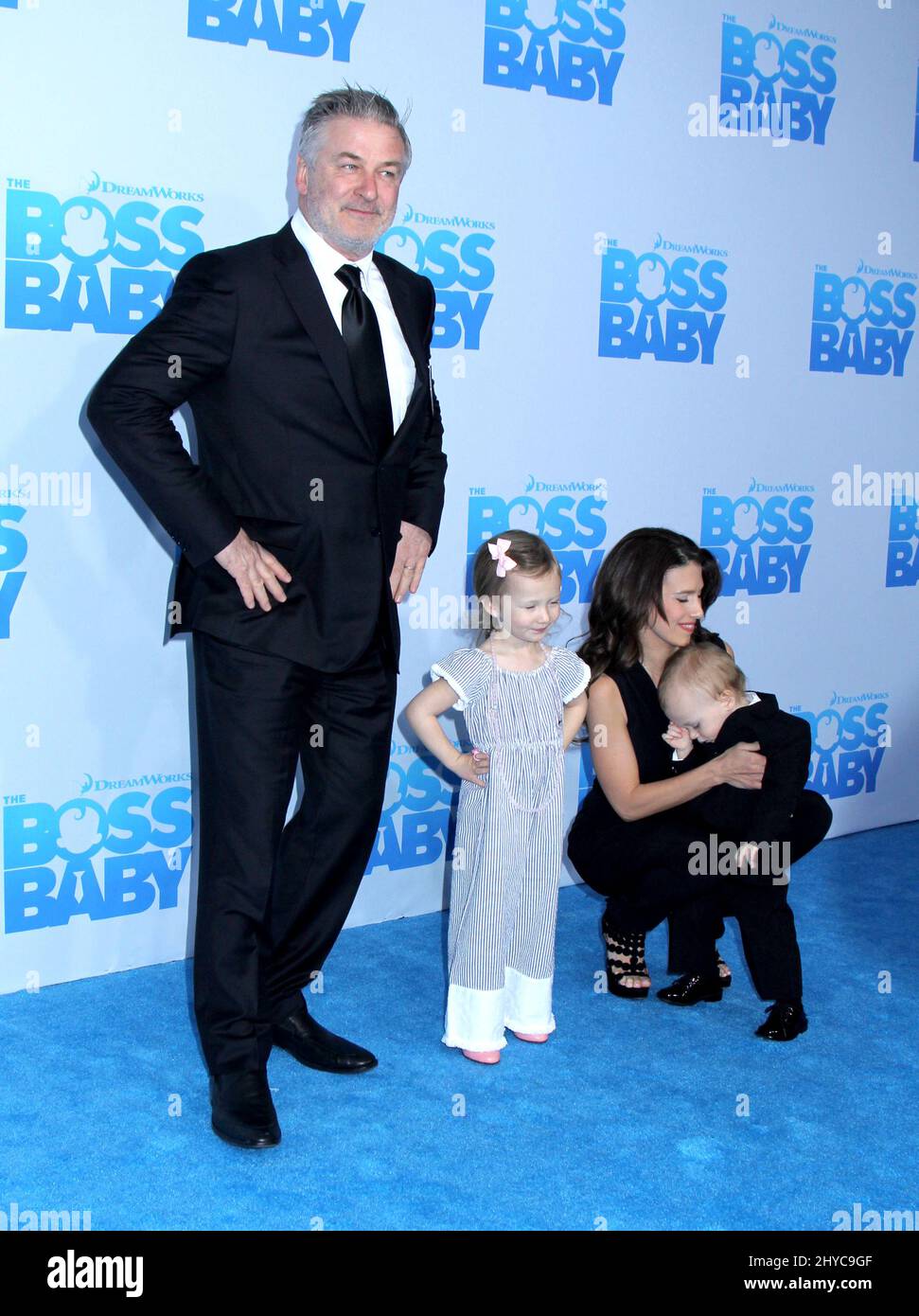 Alec Baldwin, Hilaria Baldwin, daughter Carmen Gabriela Baldwin ...