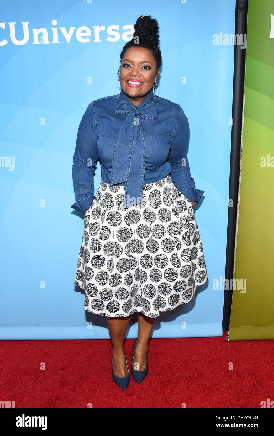 Yvette Nicole Brown arriving at the NBC Universal Summer Press Day 2017 ...