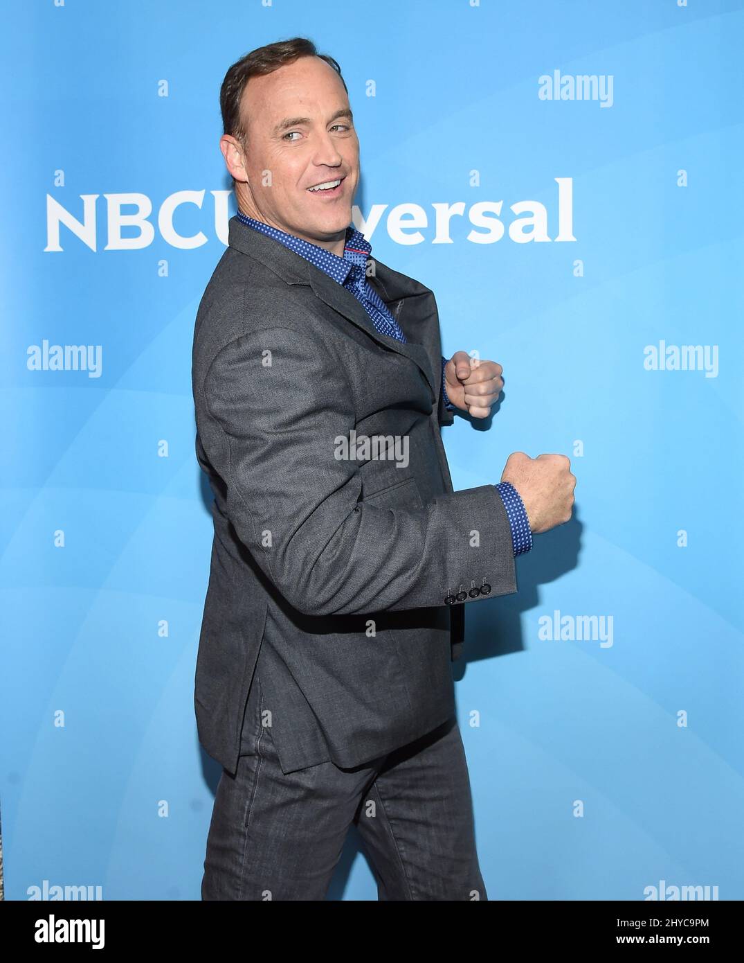 Matt Iseman arriving at the NBC Universal Summer Press Day 2017 at the ...