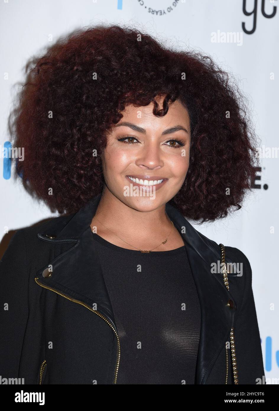 Ashley Everett arriving A Night Of Generosity held at the Montage Hotel ...