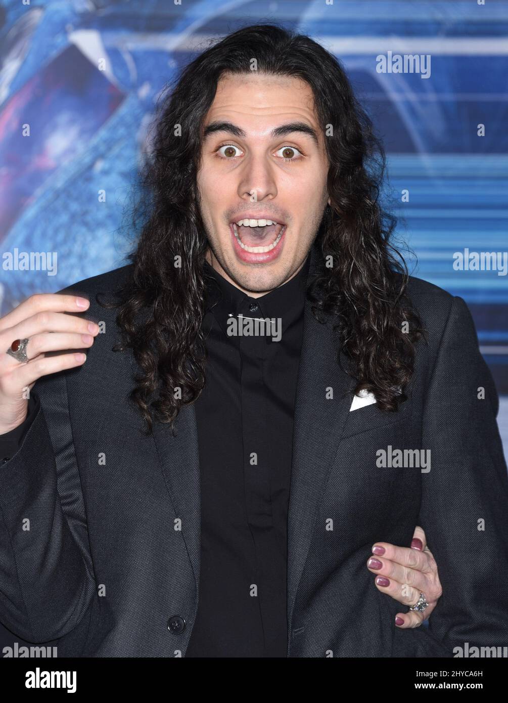 Nick Simmons attending the 'Saban's Power Rangers' World Premiere held ...
