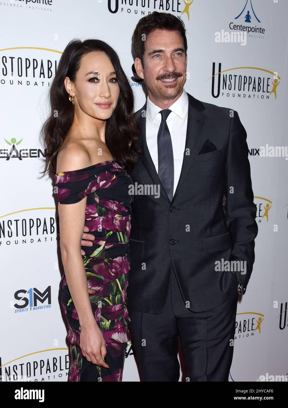 Maggie Q and Dylan McDermott arriving for the 8th Annual Unstoppable ...
