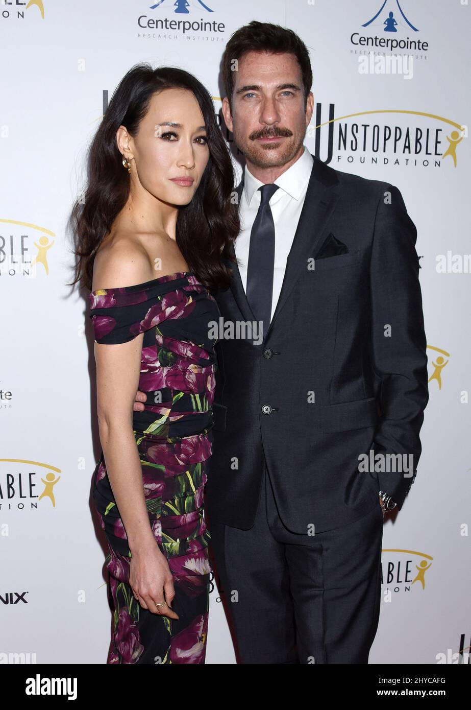Maggie Q and Dylan McDermott arriving for the 8th Annual Unstoppable ...